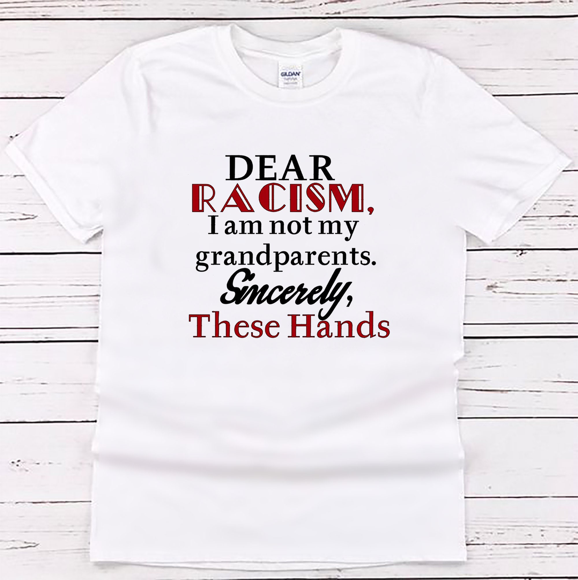 BLM Stop Racism Unisex Shirt Dear Racism I am not my | Etsy