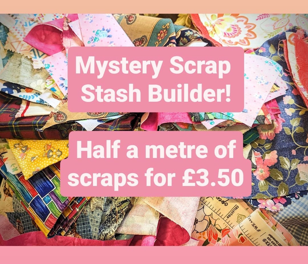 Scrap Stash Builder - Lucky Dip Scrap Bags; Scraps Equivalent to Half a ...