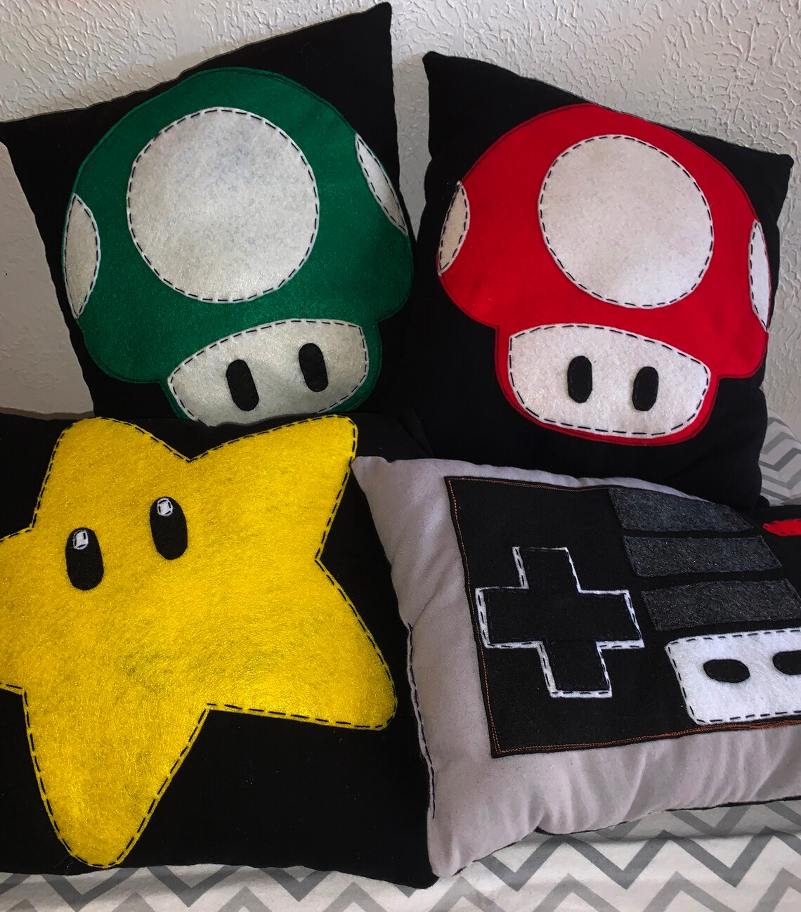 Super Mushroom Mario Brothers Pillow - Etsy