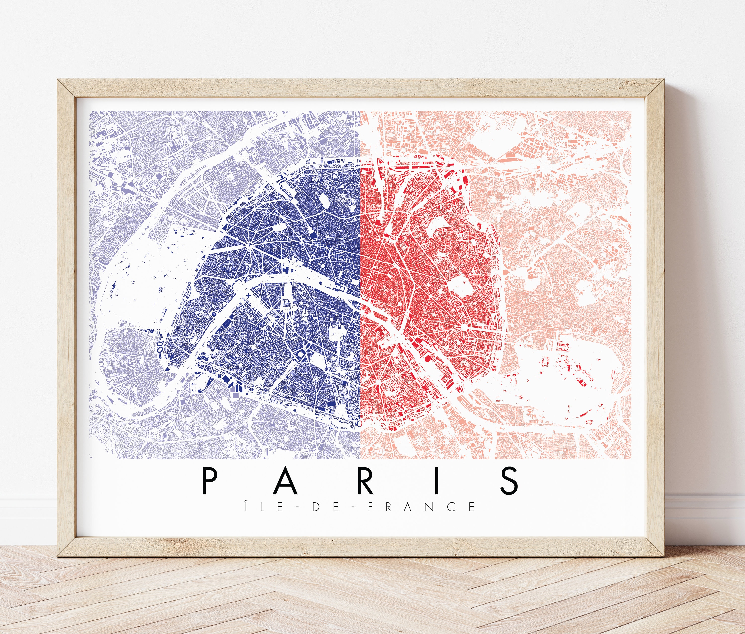 Paris Figure-ground Poster - Etsy