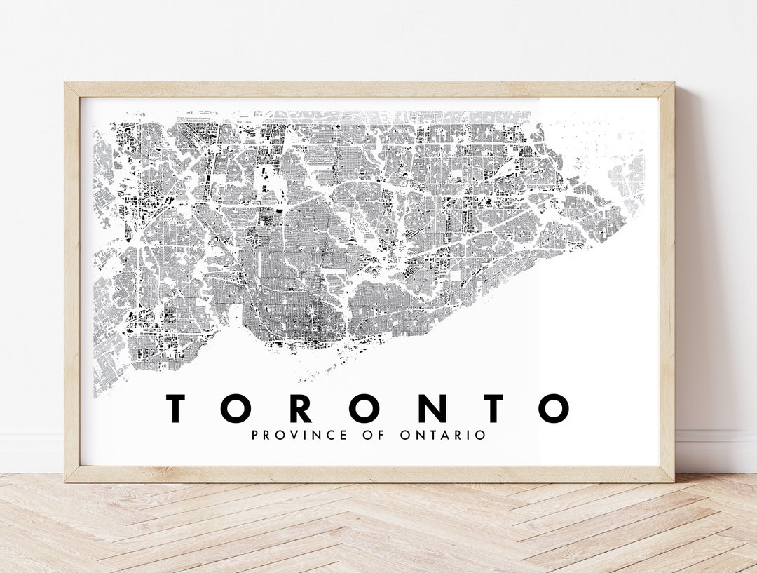 Toronto Figure-ground Poster - Etsy