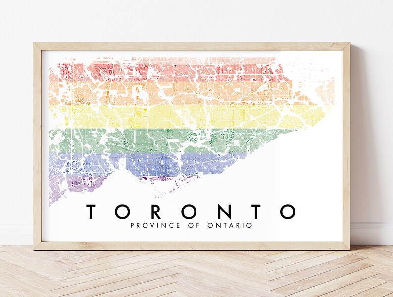 Toronto Figure-ground Poster - Etsy