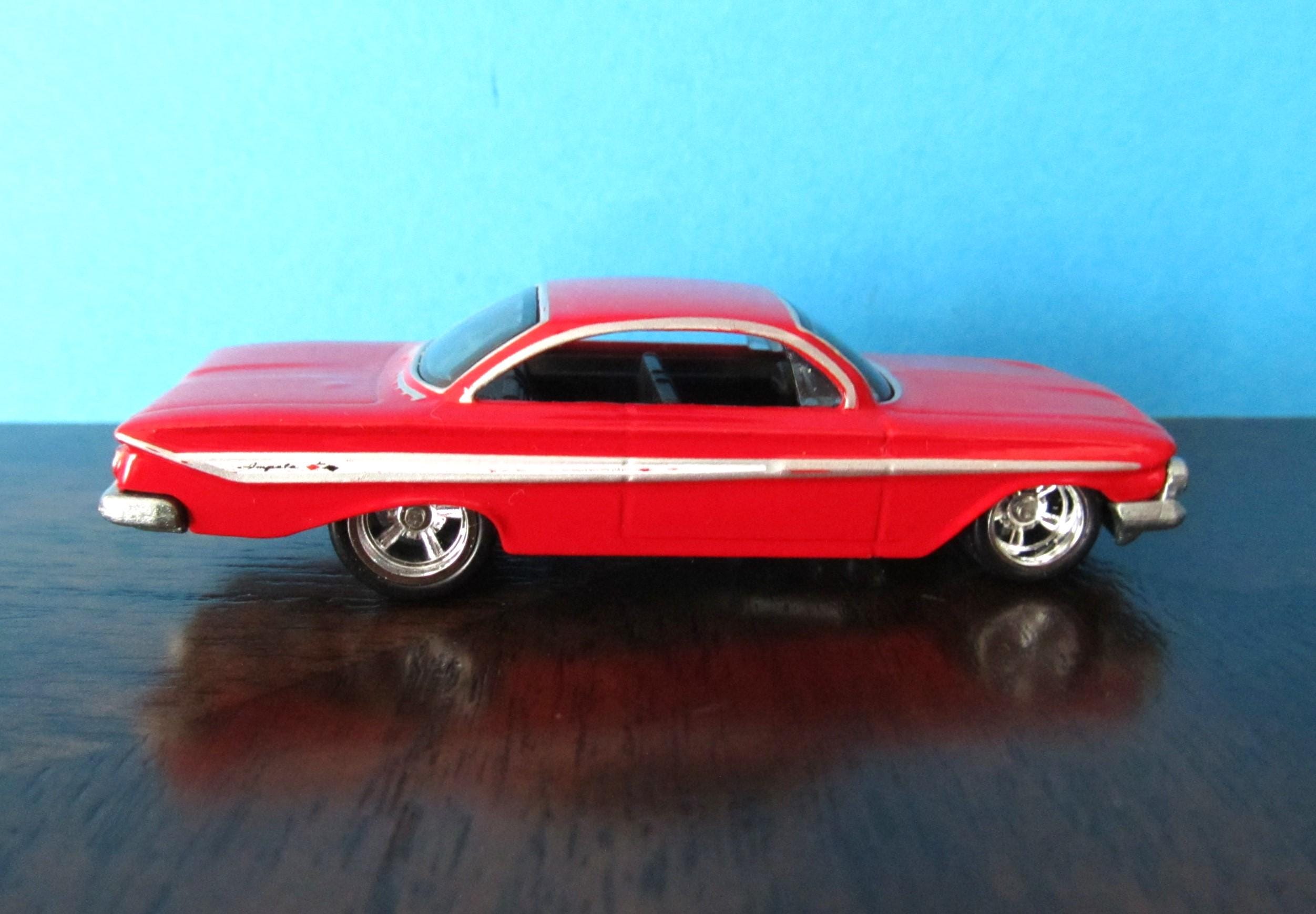 2011 HOT WHEELS '61 1961 CHEVROLET Impala Red 1:64 Diecast 3-1/4 - Etsy