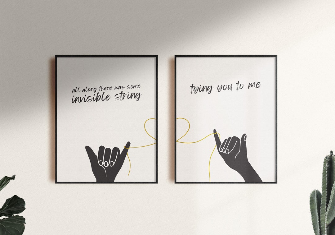 INVISIBLE STRING by Taylor Swift Digital Poster Ver. 1 Art - Etsy