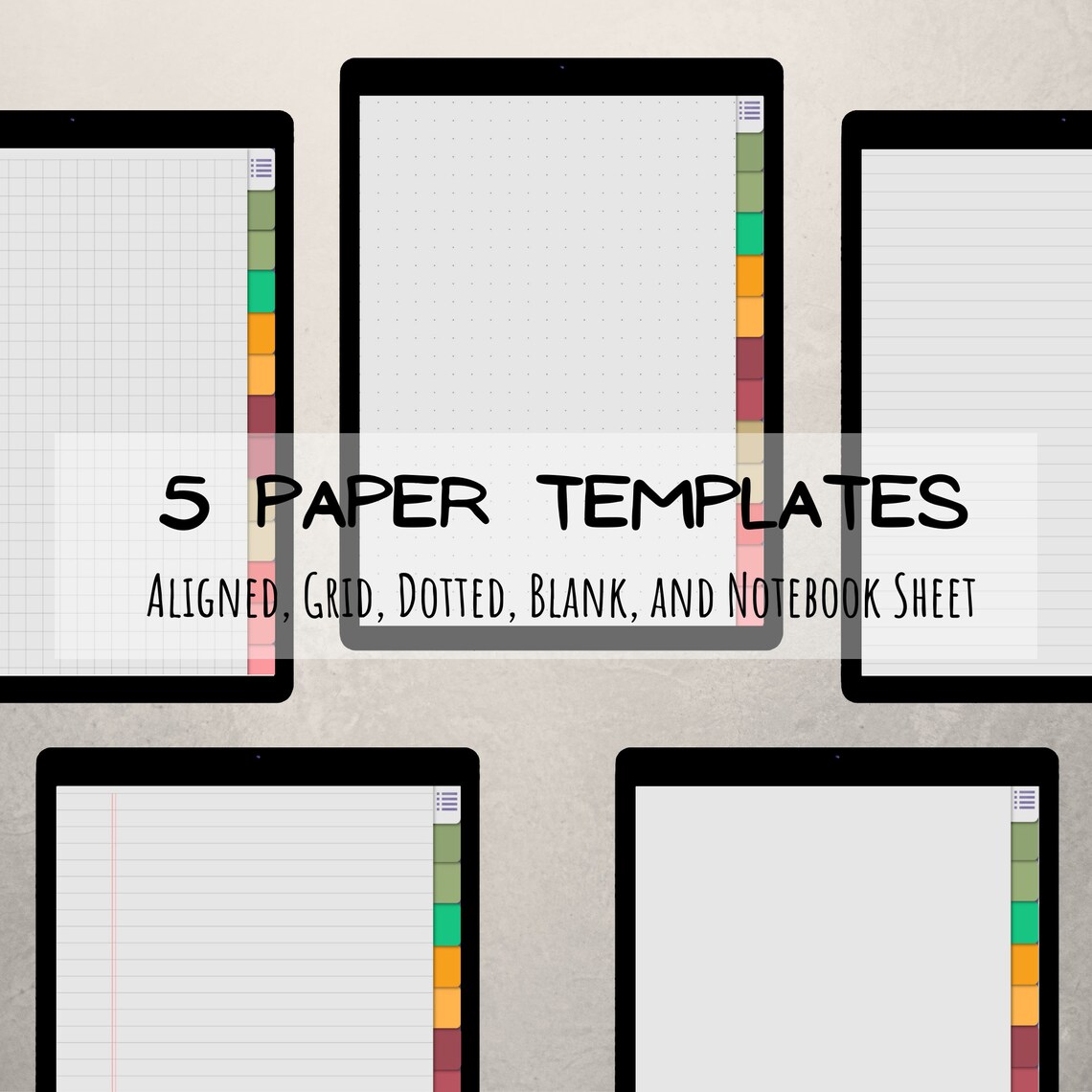 Digital Notebook, Calendar and Daily Tasks, Digital Stickers, Templates ...