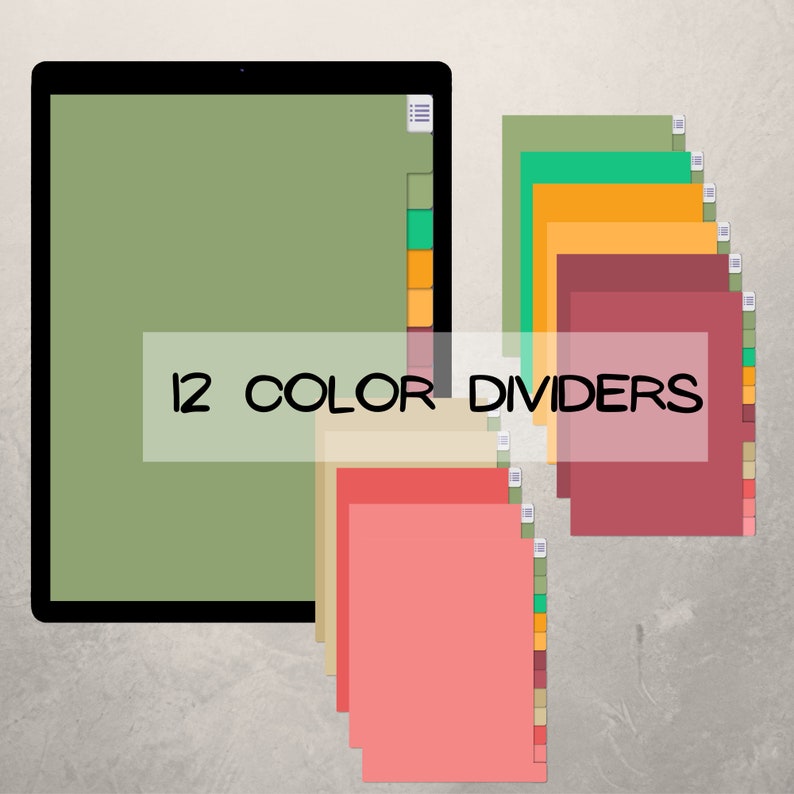 Digital Notebook, Calendar and Daily Tasks, Digital Stickers, Templates ...