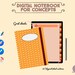 Digital Notebook Hyperlink Pdf. Digital Notebook for Notes App ...