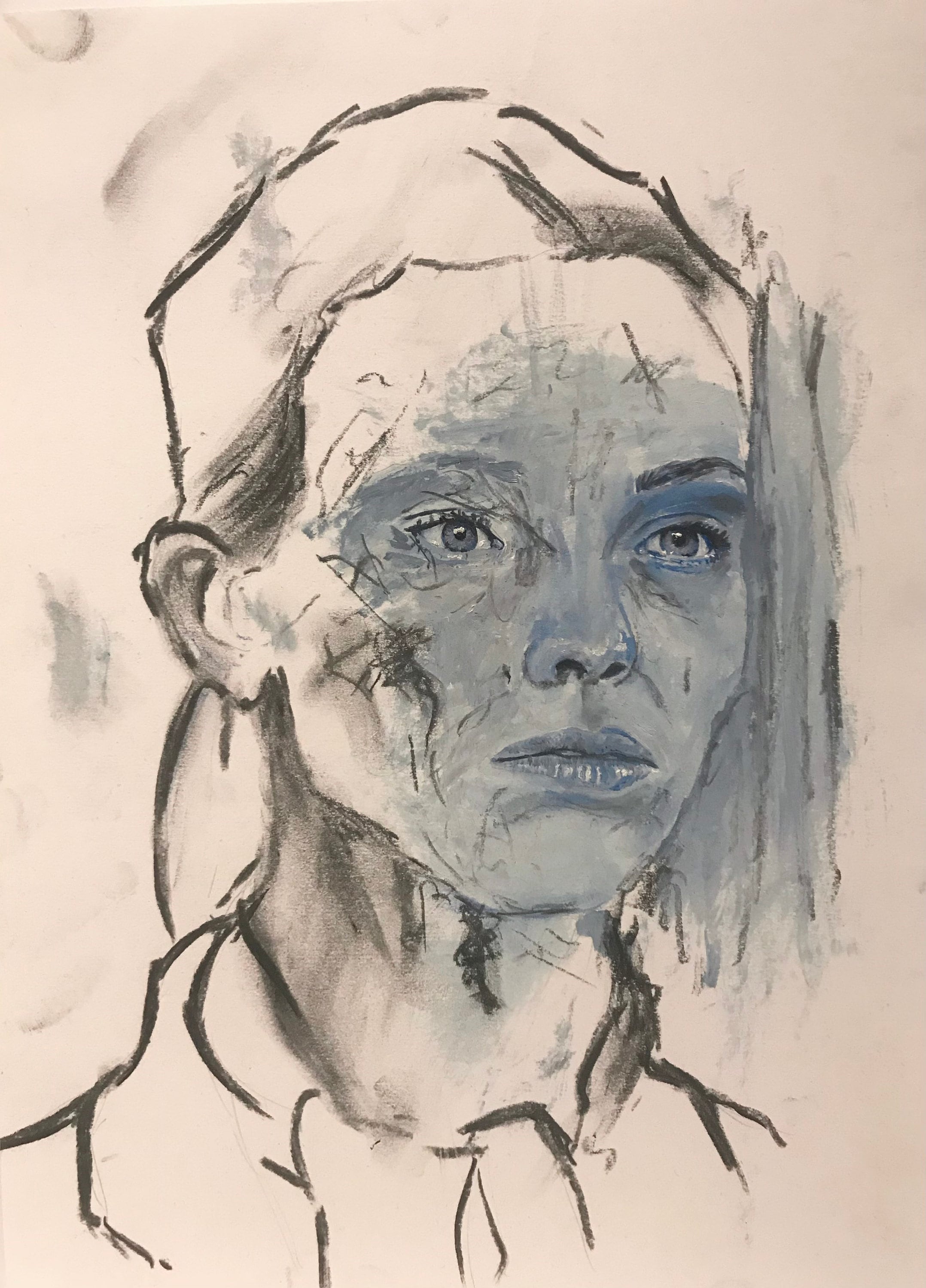 Contemporary Charcoal Drawing