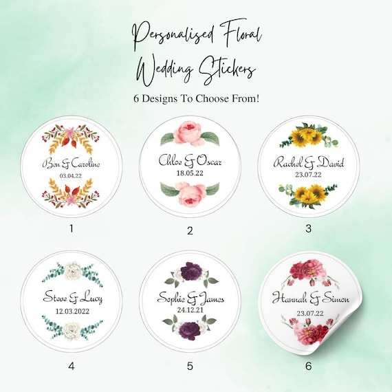 Personalized Wedding Labels
