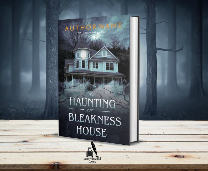 Premade Ebook Cover Haunted House Gothic Horror Book The Etsy