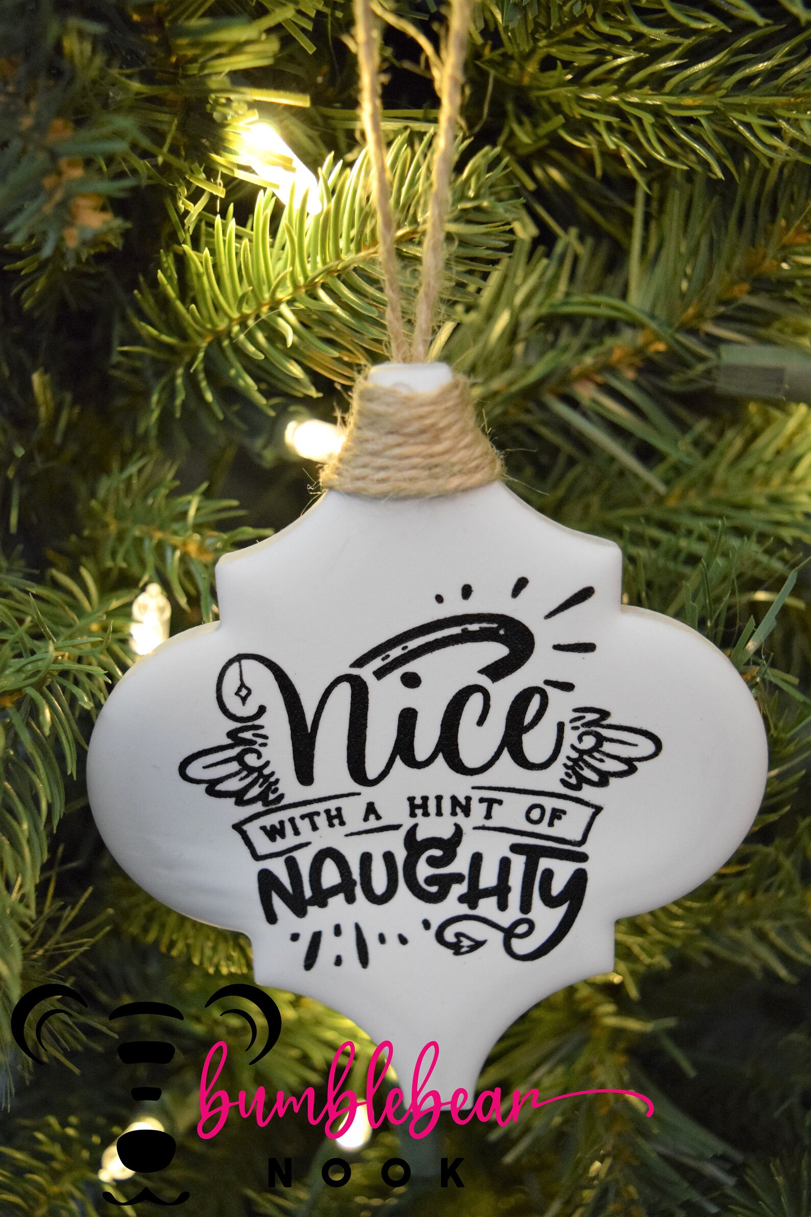 Sassy Christmas Ornaments/tile Ornaments/dear Santa/christmas - Etsy