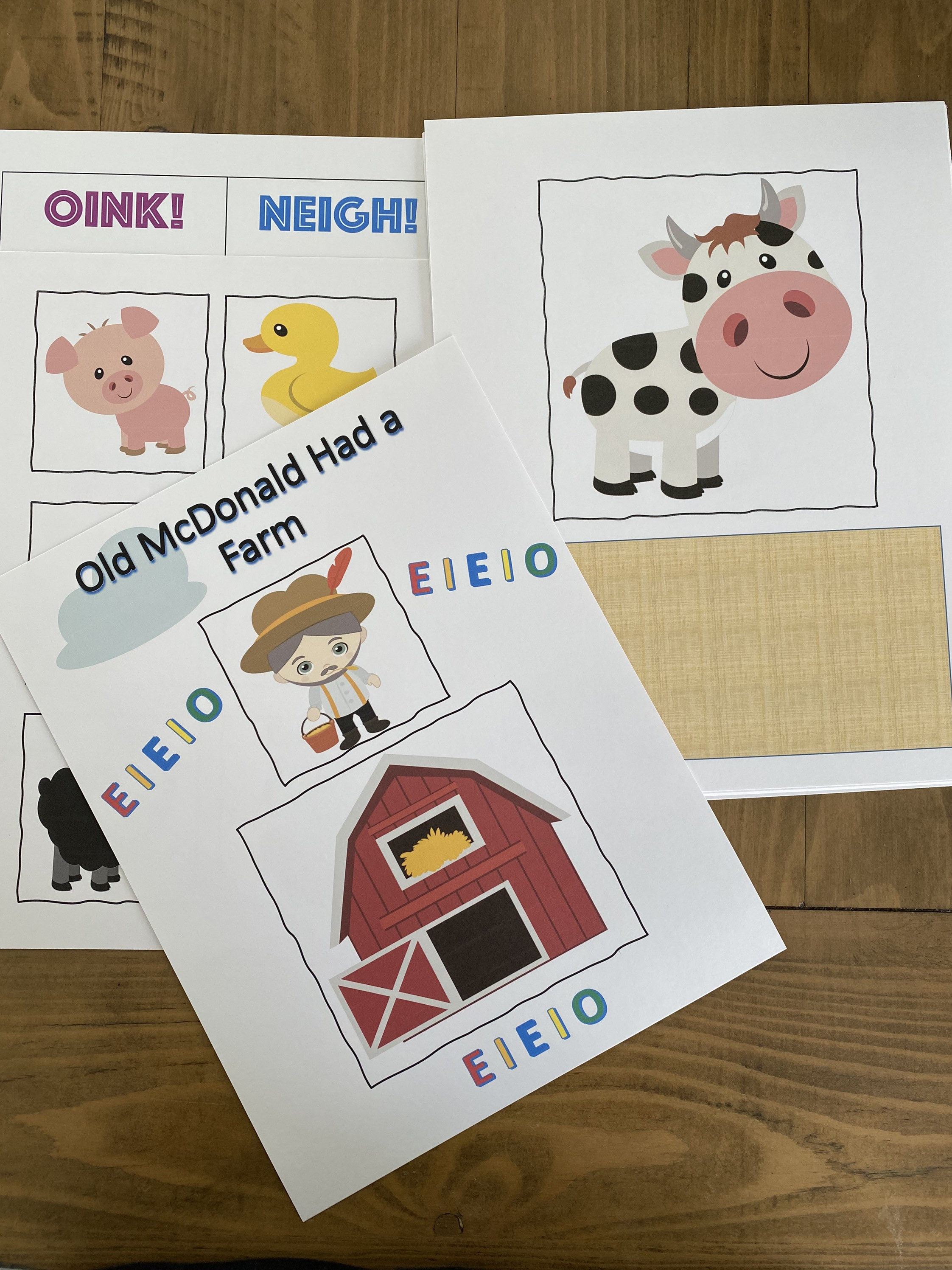 Old Mcdonald Had a Farm Interactive Book - Etsy