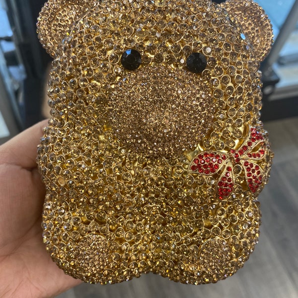 Crystal Teddy Bear - Etsy