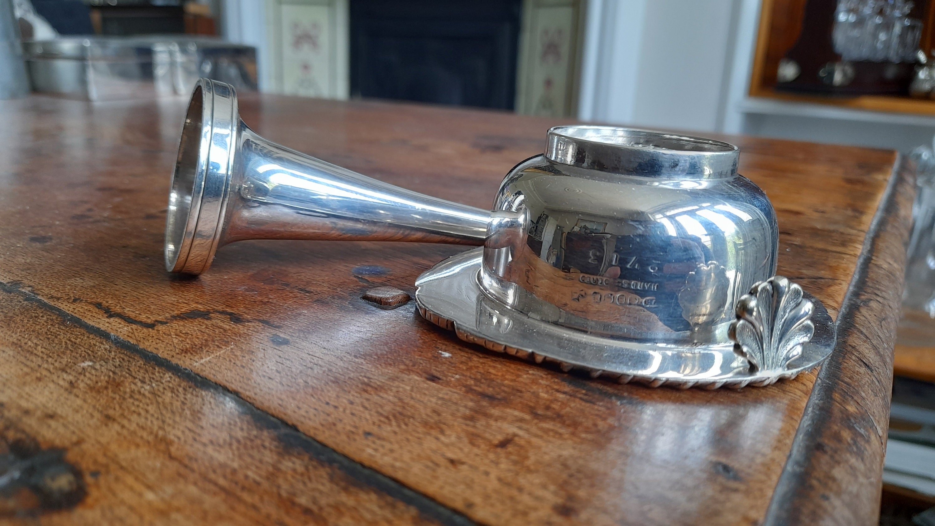 Georgian Hallmarked Solid Silver Wine Funnel Sommelier/enologist ...