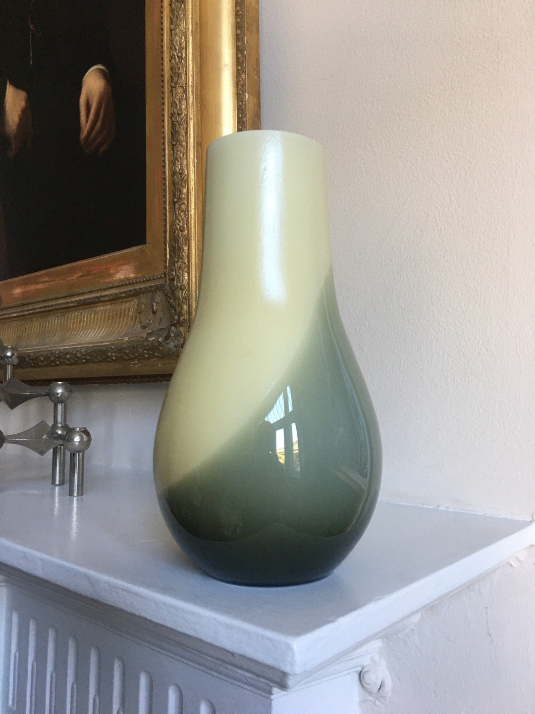 Caithness Gourd Flowers/bouquet Vase Ivory Touchstone Collection ...