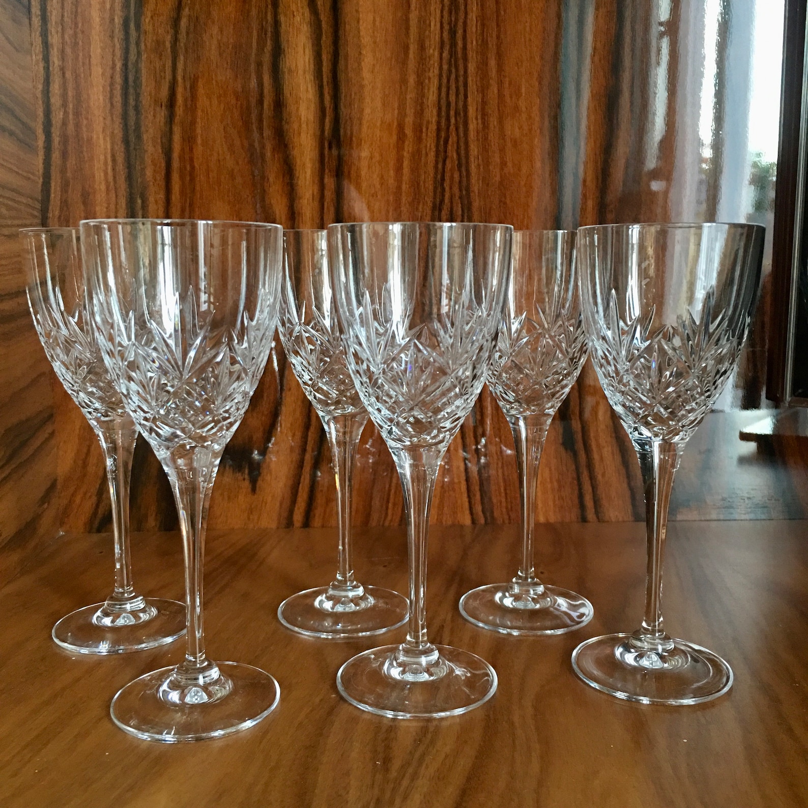 Sherryport Glasses Set Of 26 Crystal Cut Hellen By Royal Etsy Canada