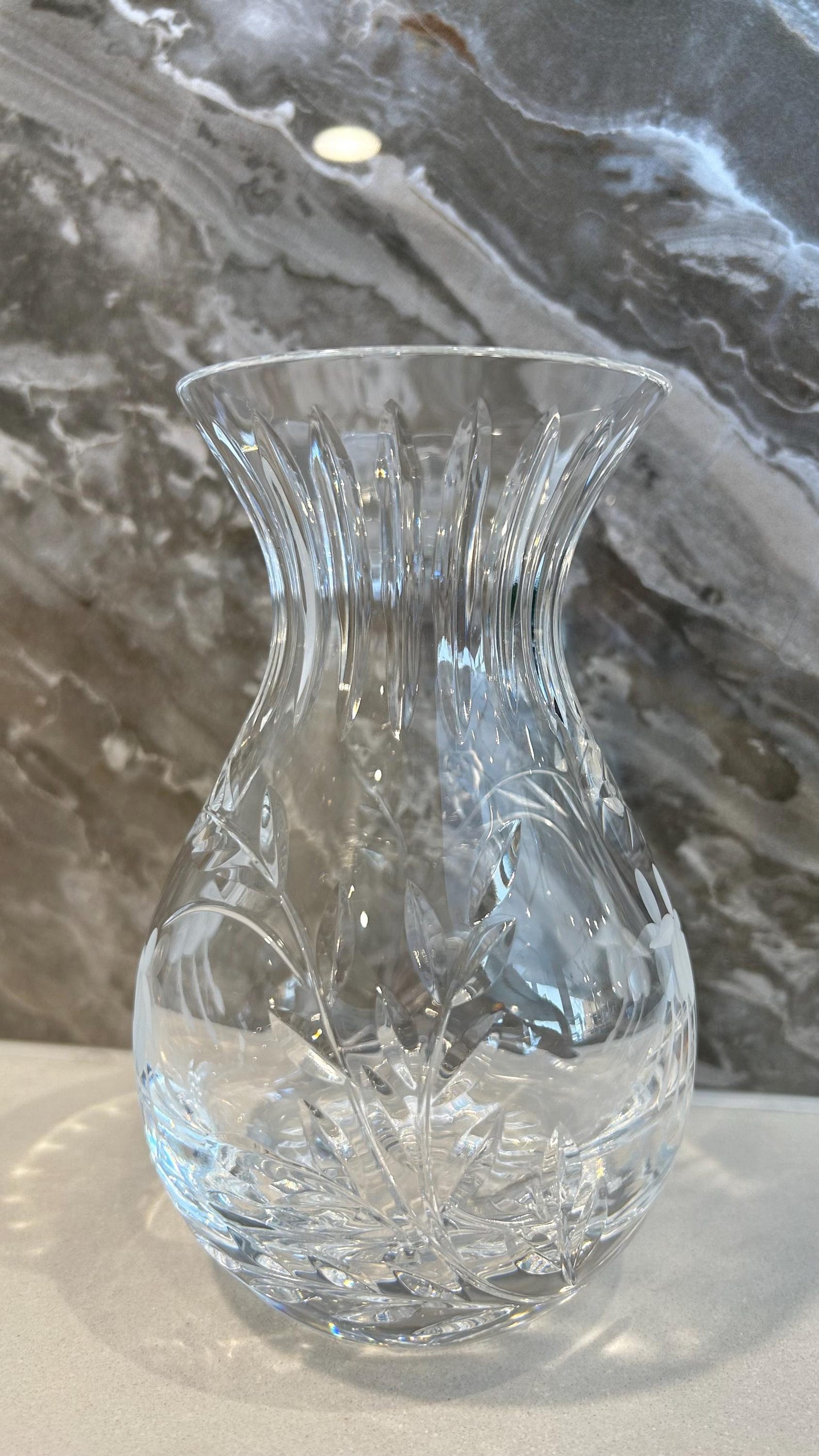 Stuart Crystal 6" Chloe Vase Cascade Replacement Collectible Display ...