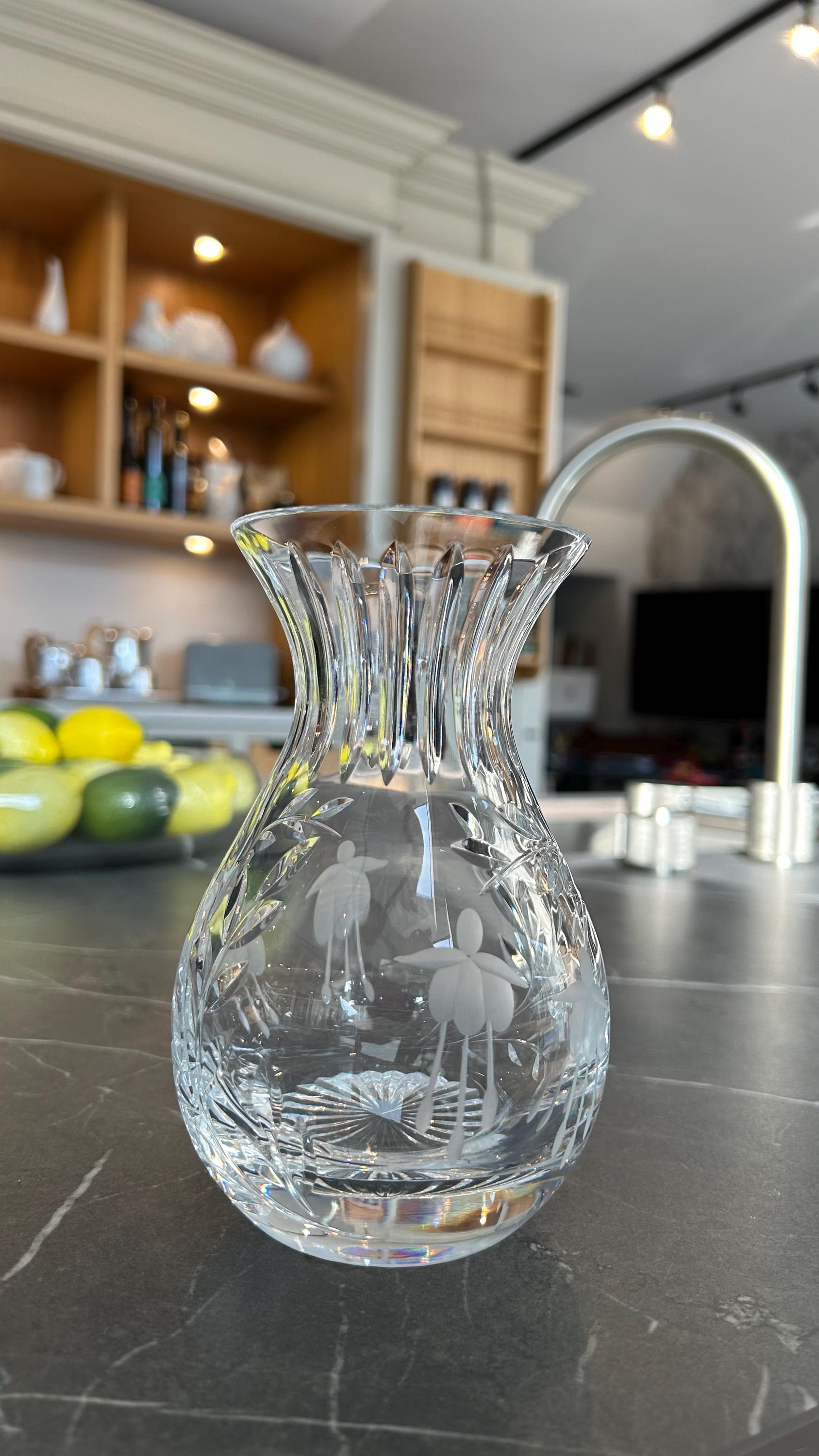 Stuart Crystal 6" Chloe Vase Cascade Replacement Collectible Display ...