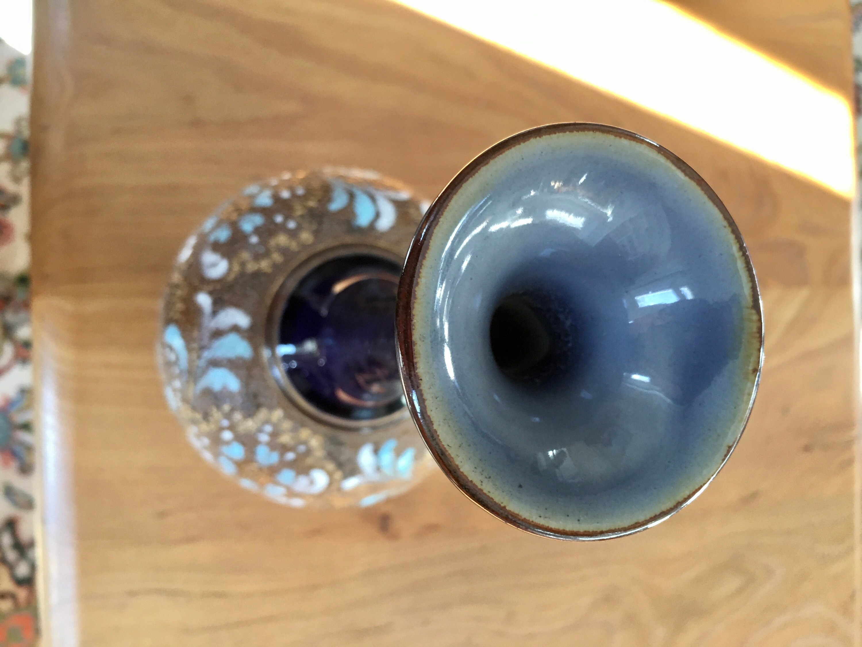 Royal Doulton Lambeth Victorian Pottery Slater Stone Ware 10" Cobalt ...