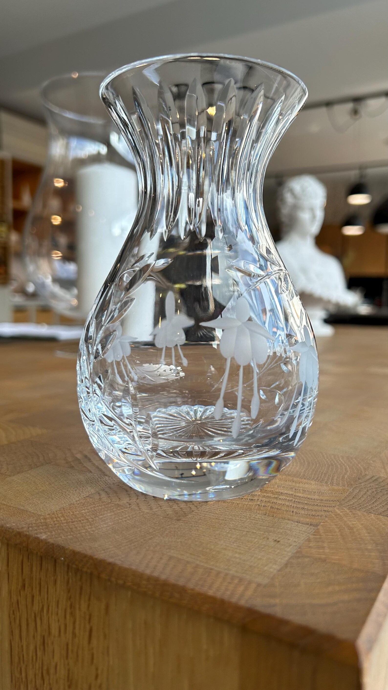 Stuart Crystal 6" Chloe Vase Cascade Replacement Collectible Display ...