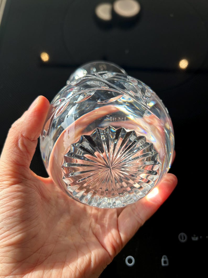 Stuart Crystal 6" Chloe Vase Cascade Replacement Collectible Display ...