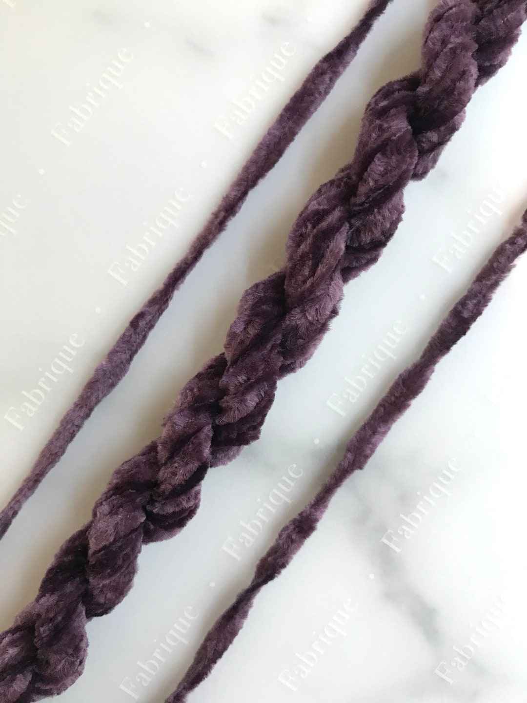 Plum 4mm Chenille Embroidery Thread, Luneville Tambour Chenille ...