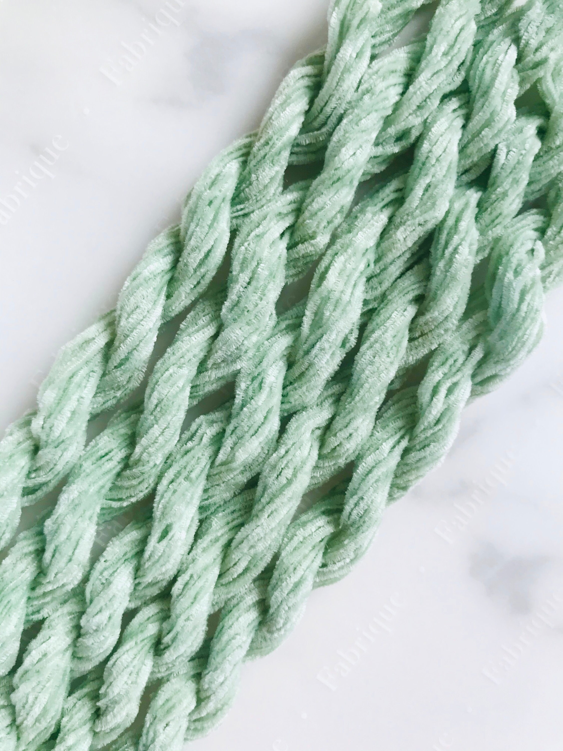 Sea Foam Thin Chenille Embroidery Thread Luneville Tambour | Etsy