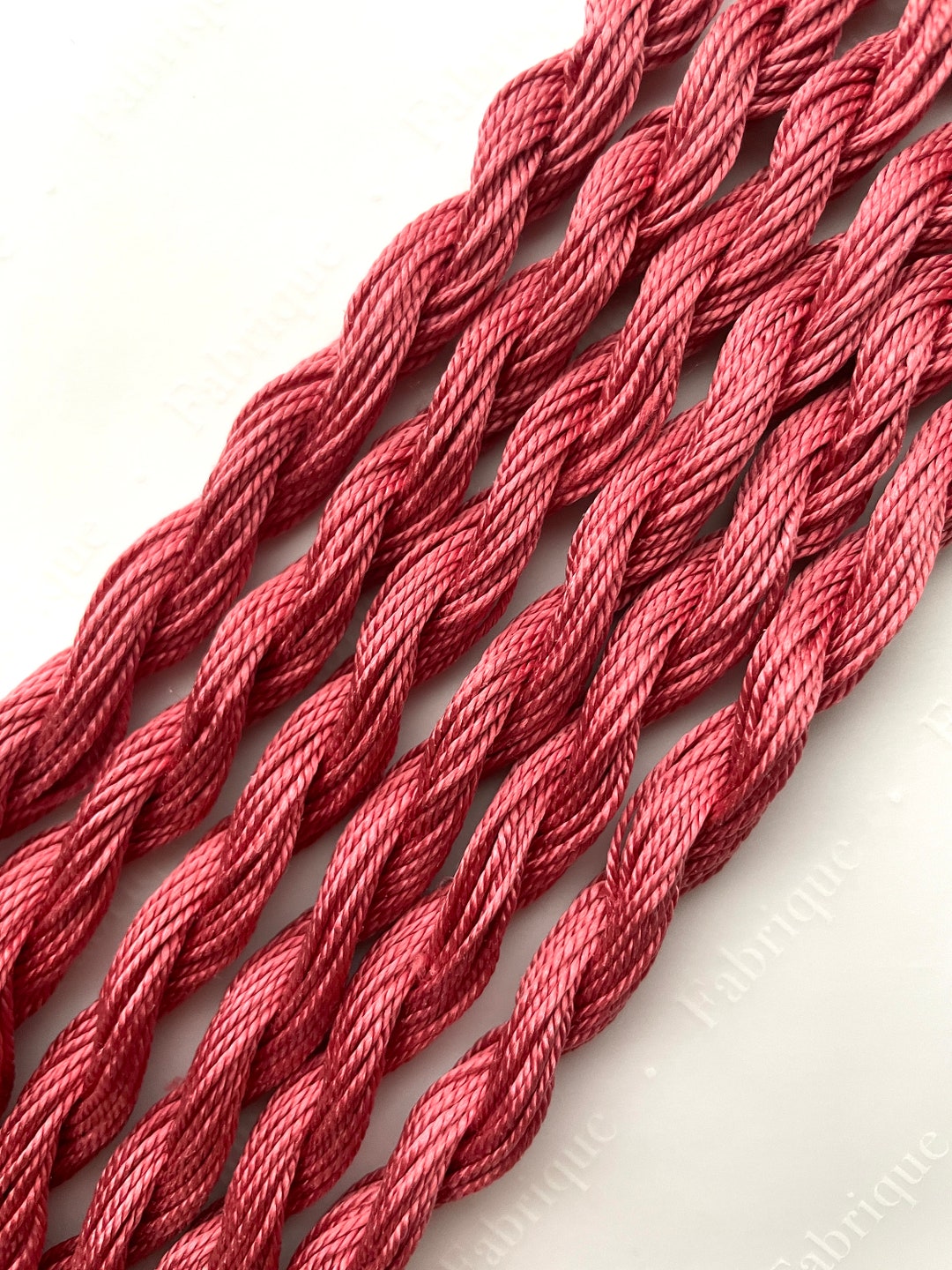 Fabrique Burnt Pink Silk Perle Thread, Size 5, Hand Dyed Artisan ...