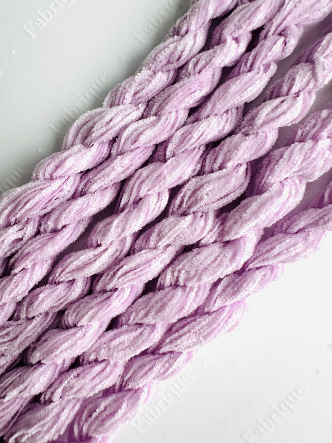 Lilac Thin Chenille Embroidery Thread, Luneville Tambour Chenille, Fine ...