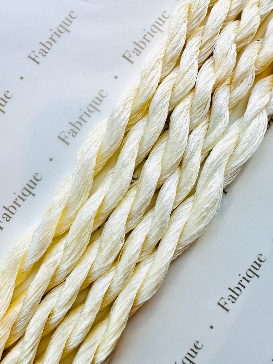 Fabrique Buttercream Silk Embroidery Thread, Hand Dyed Embroidery ...