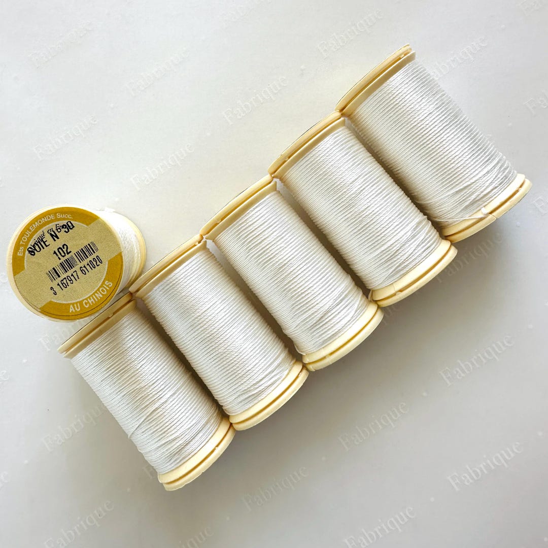 Sajou No. 102 Oatmeal, Silk Thread Spool, Fil Au Chinois Sewing and ...