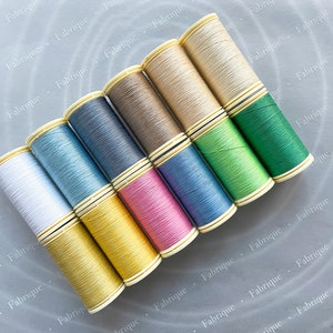 Sajou Bundle Box Assortments - 48 Spools, Waxed Cotton Gloving Thread ...
