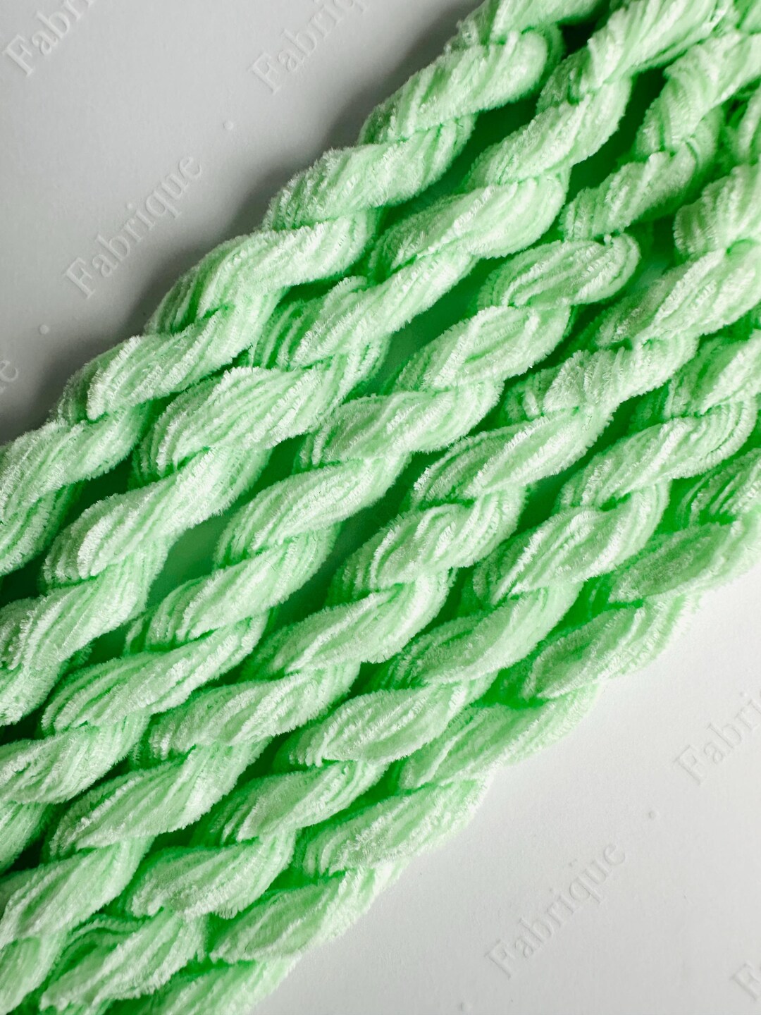 Peppermint Thin Chenille Embroidery Thread, Luneville Tambour Chenille ...
