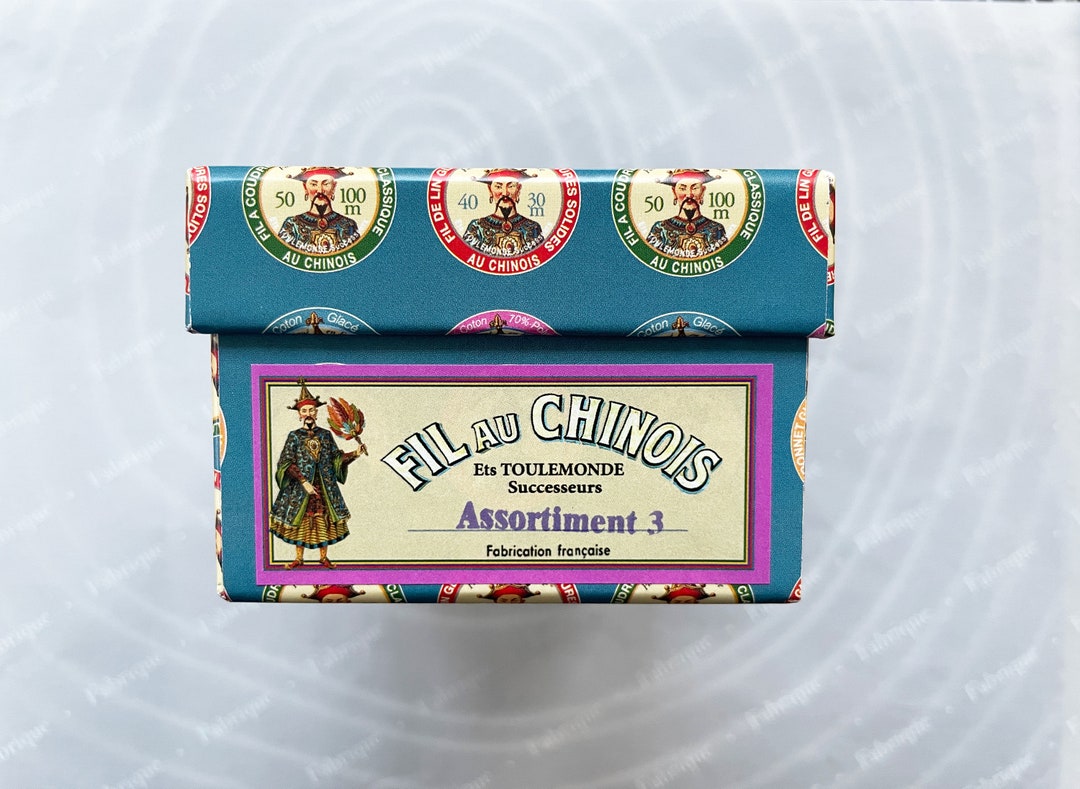 Sajou Box Assortment 3 - 12 Spools Vintage Tones, Waxed Cotton Gloving ...