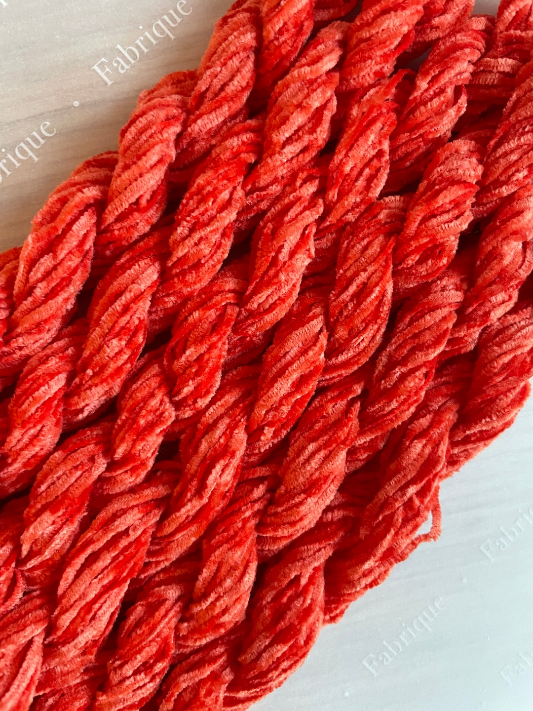 Red Fox 2mm Chenille Embroidery Thread, Luneville Tambour Chenille ...