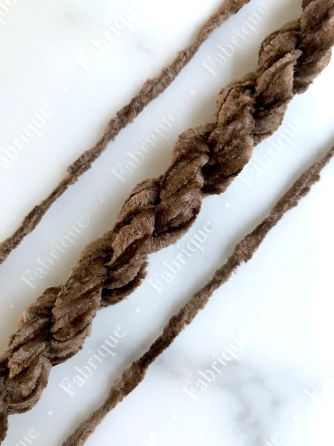 Walnut Brown 4mm Chenille Embroidery Thread, Luneville Tambour Chenille ...