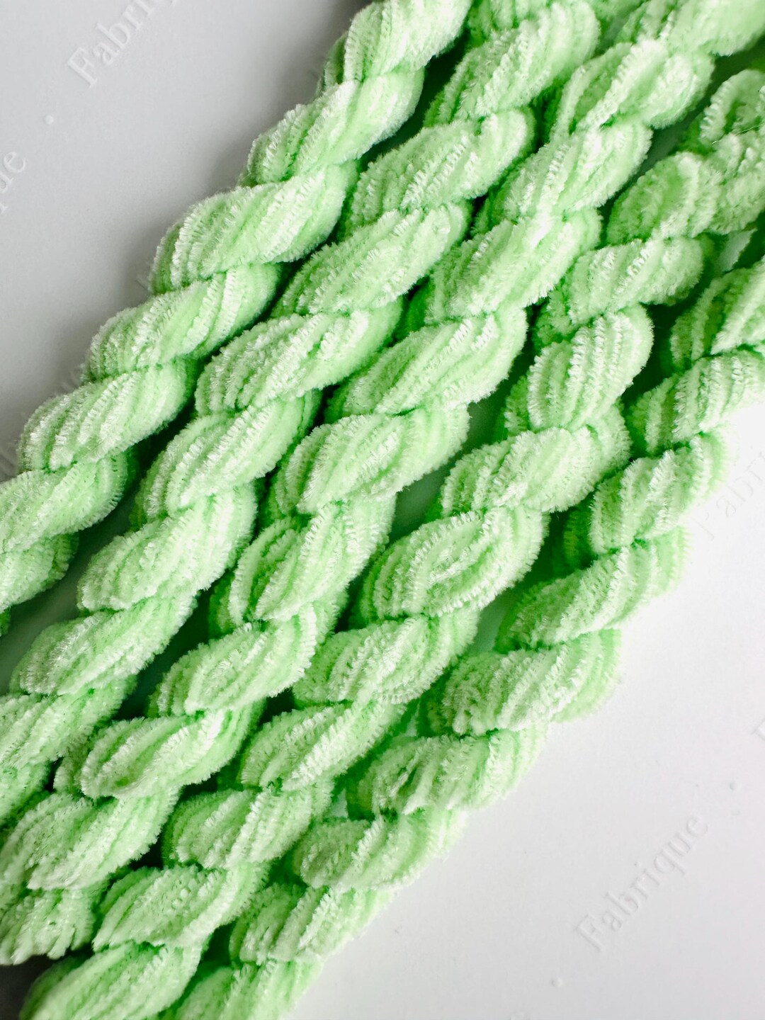Peppermint 2mm Chenille Embroidery Thread, Luneville Tambour Chenille ...