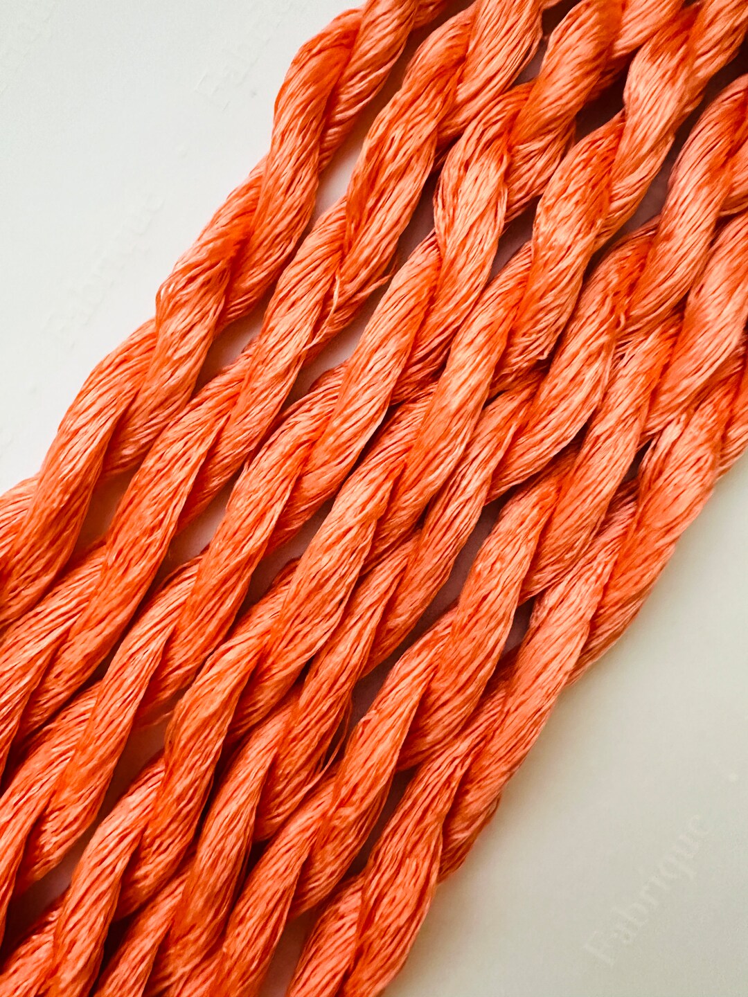 Fabrique Salmon Silk Embroidery Thread, Hand Dyed Embroidery Thread ...