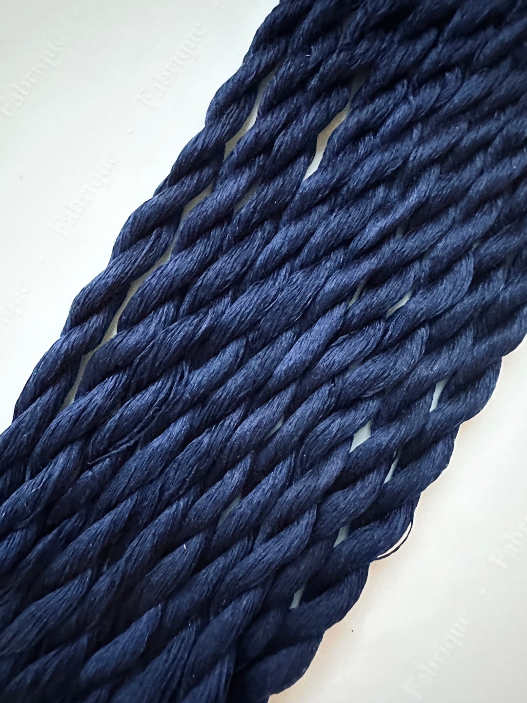 Fabrique Navy Blue Silk Embroidery Thread, Hand Dyed Embroidery Thread ...