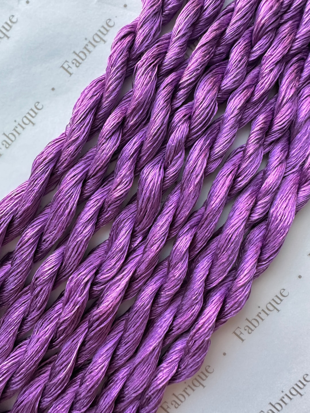Fabrique Grape Silk Embroidery Thread, Hand Dyed Embroidery Thread ...