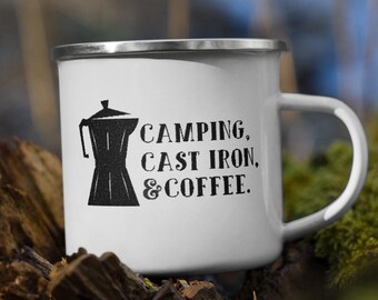 Metal Cast Iron Mug - Etsy