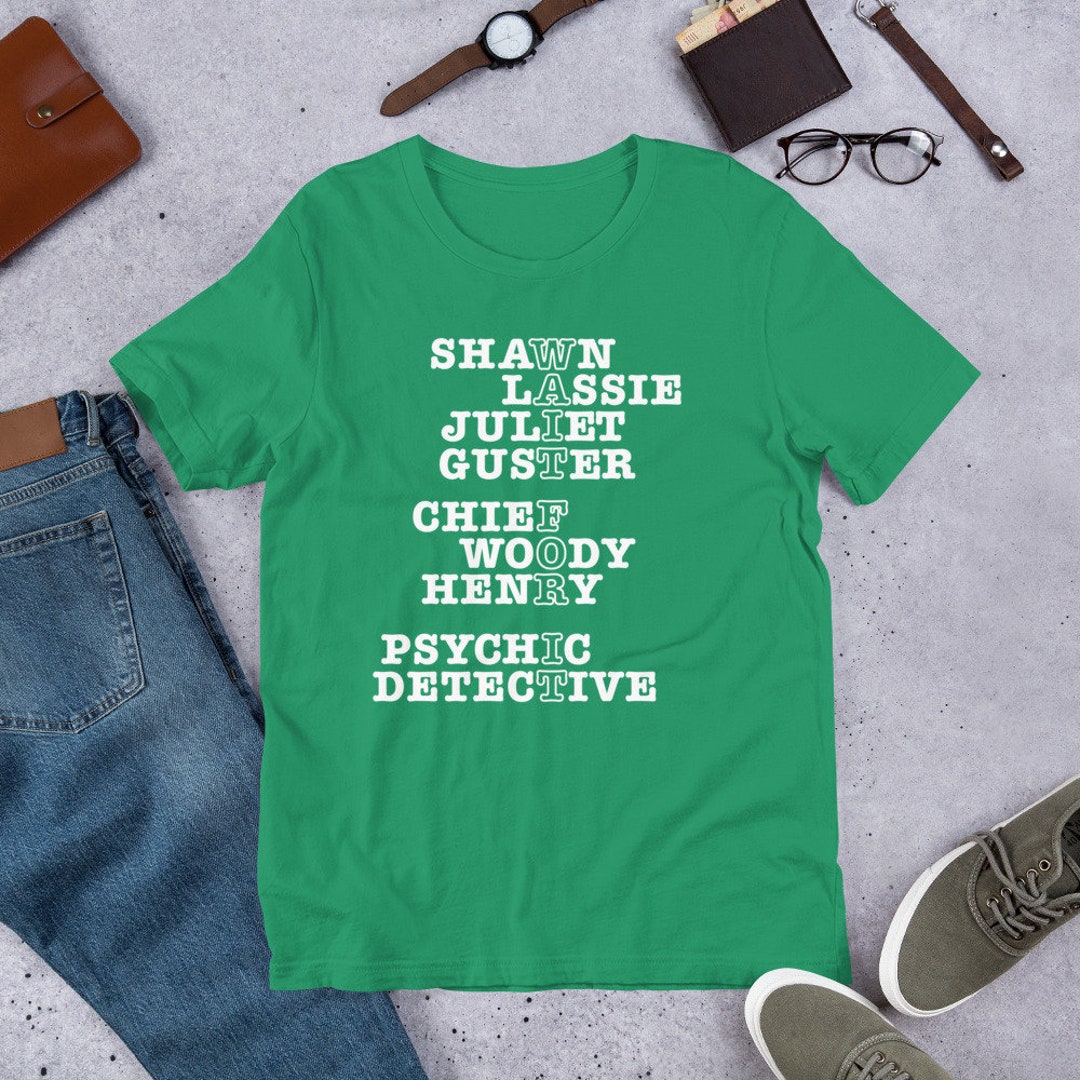 Psych TV Show | Wait for It Tee | Psych Catch Phrases T-shirt | Burton ...