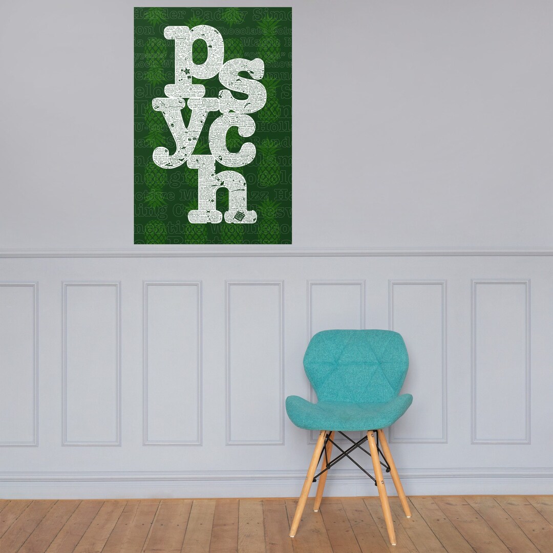 Psych TV Show Quotes Poster: Gift for Psych Fans - Etsy