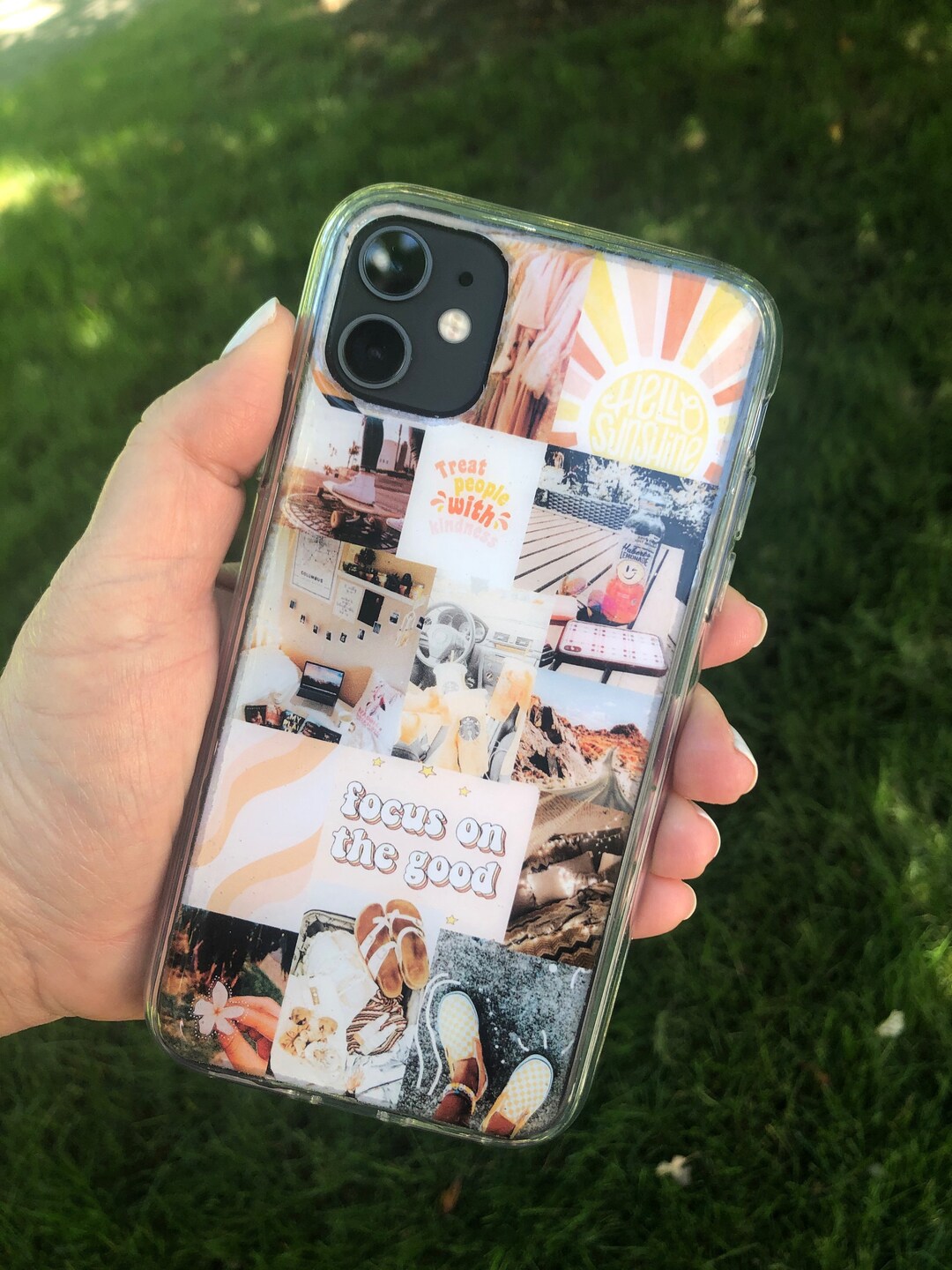Pastel Collage Phone Case - Etsy