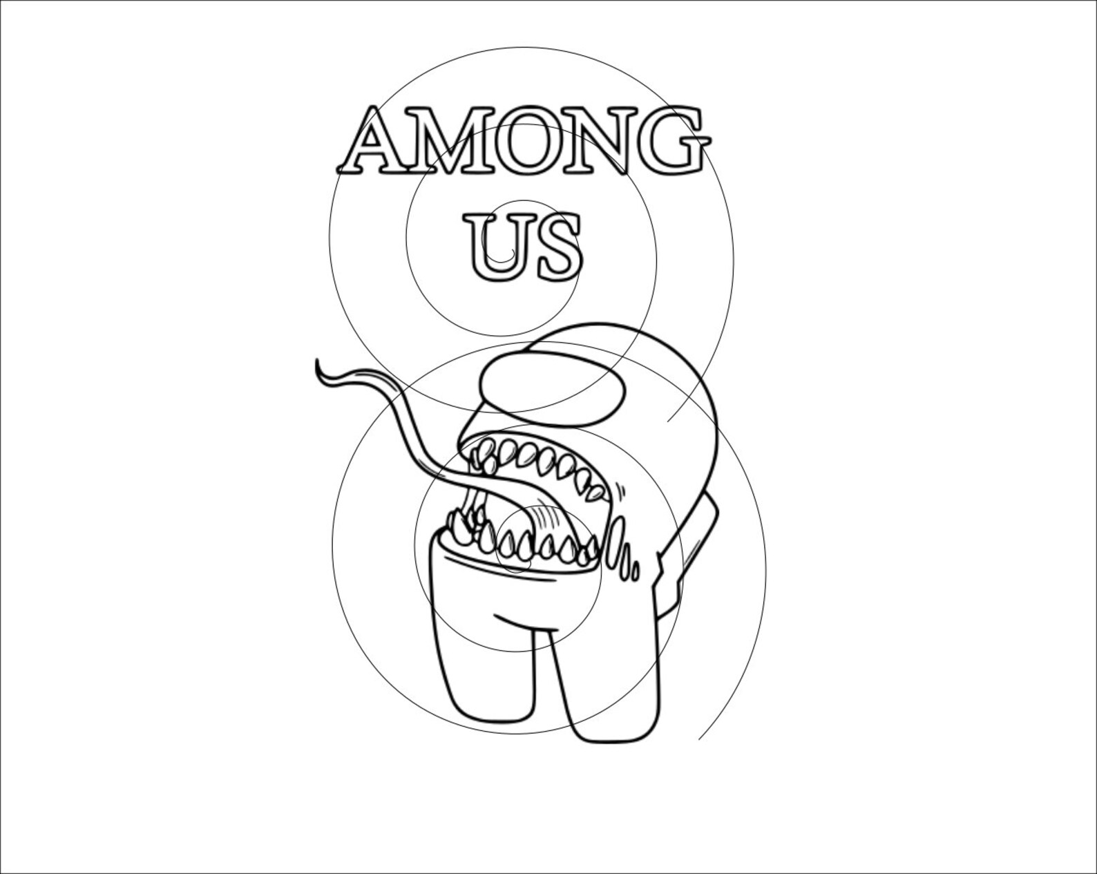 Among us svg outline - sharpholf
