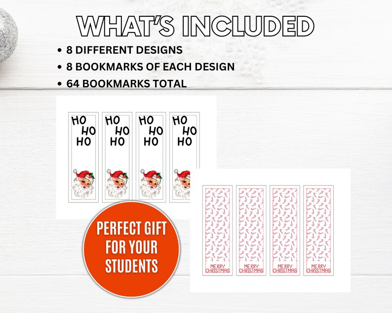 Christmas Bookmarks | Printable Bookmarks for Your Students | Christmas ...