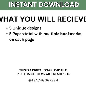 Science Bookmarks | Printable Bookmarks for Your Students | Back to ...