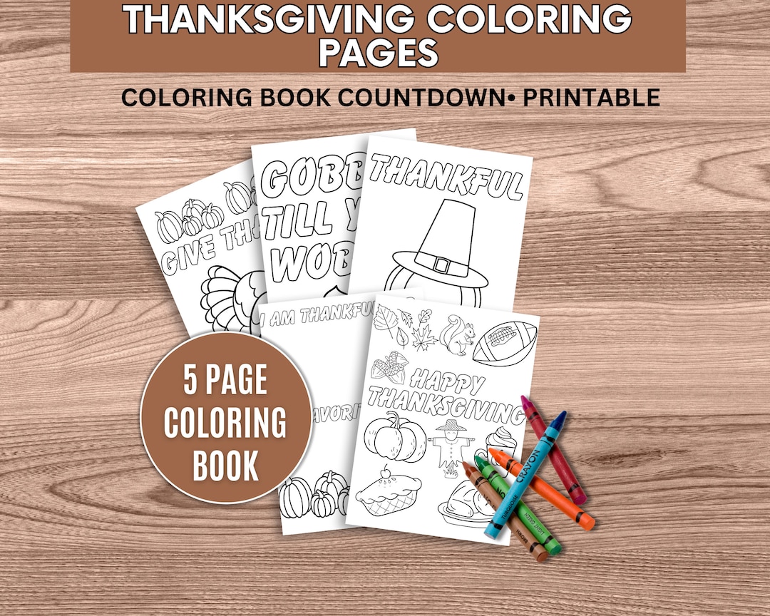 Thanksgiving Printable Coloring Pages 5 Thanksgiving Coloring Pages for ...