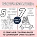 Christmas Countdown Printable | 25 Days of Christmas | Advent Calendar ...