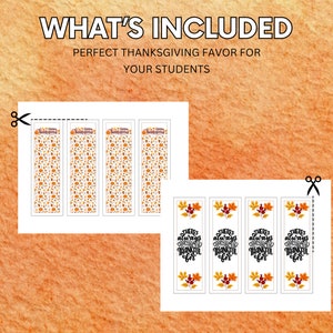 Thanksgiving Bookmarks | Printable Bookmarks for Students ...